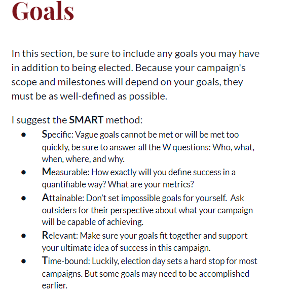 Outlining your Campaign Plan | Campaign Managers Toolbox – Huxley ...